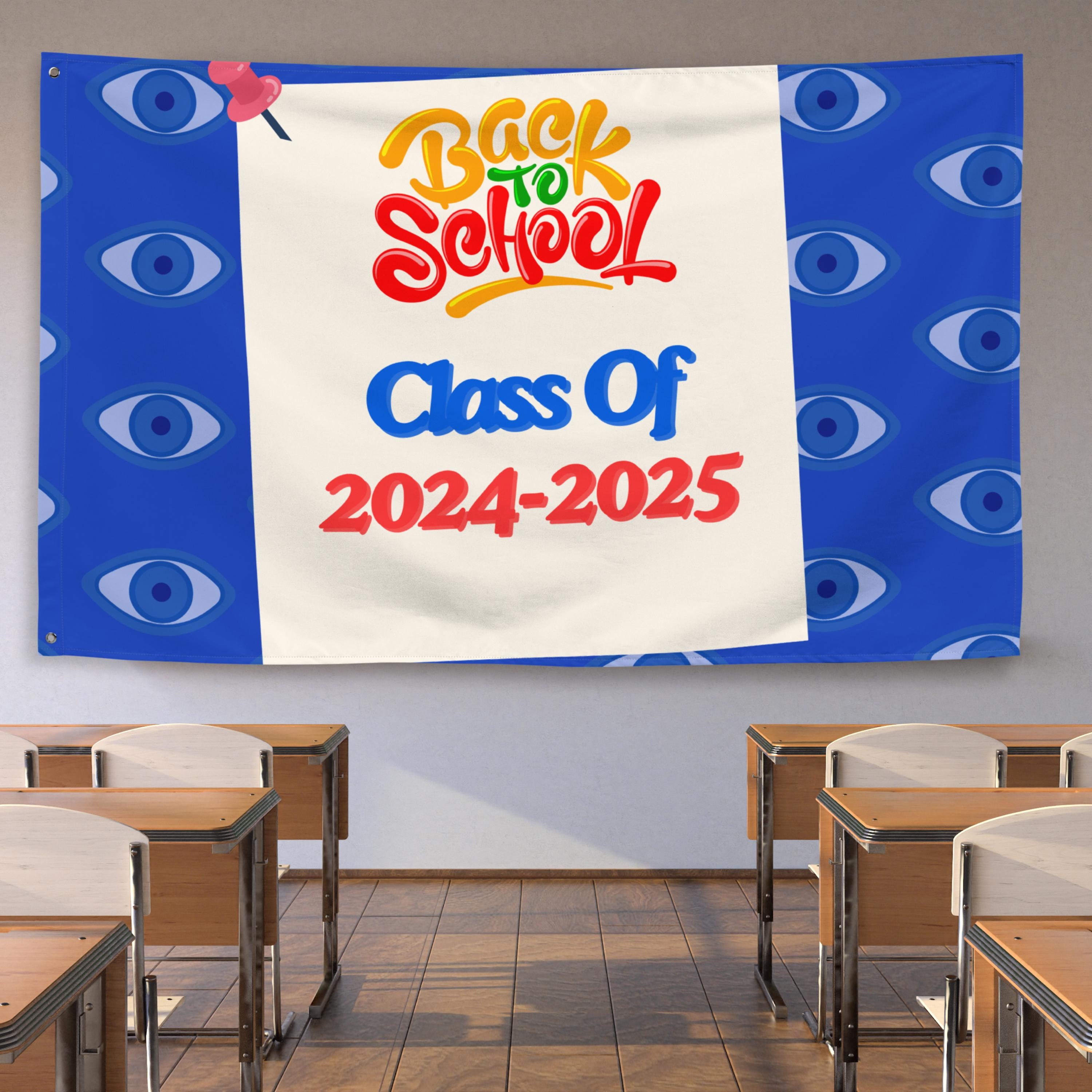 CLASS OF 2025 Flag Classroom Decoration Tapestry Welcome Back Student ...