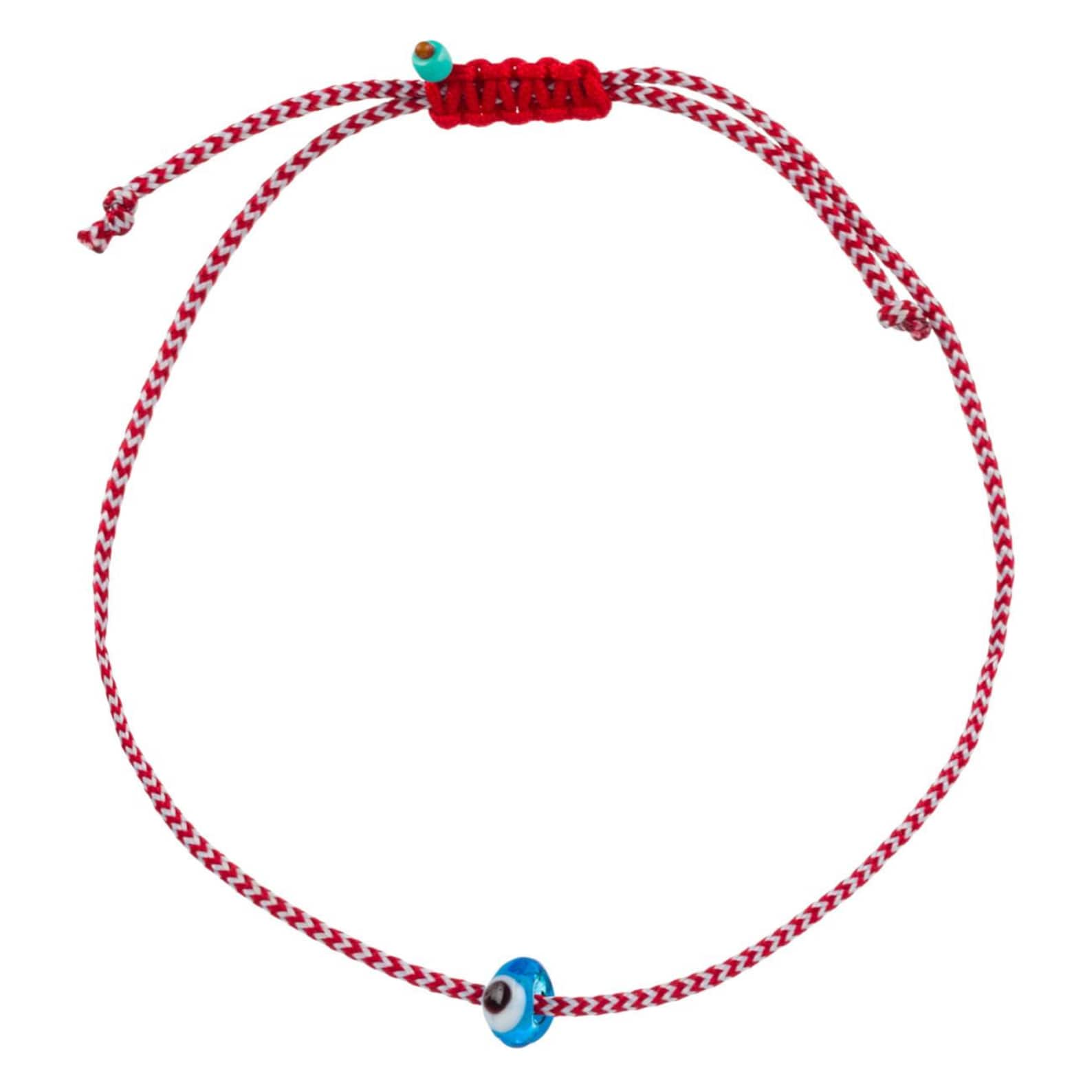 Martenitsa Bracelet With EVIL EYE Charm Μαρτιάτικο Spring March Martis ...
