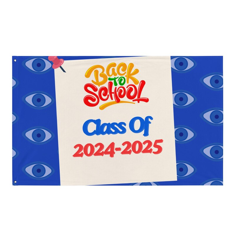 CLASS OF 2025 Flag Classroom Decoration Tapestry Welcome Back Student ...