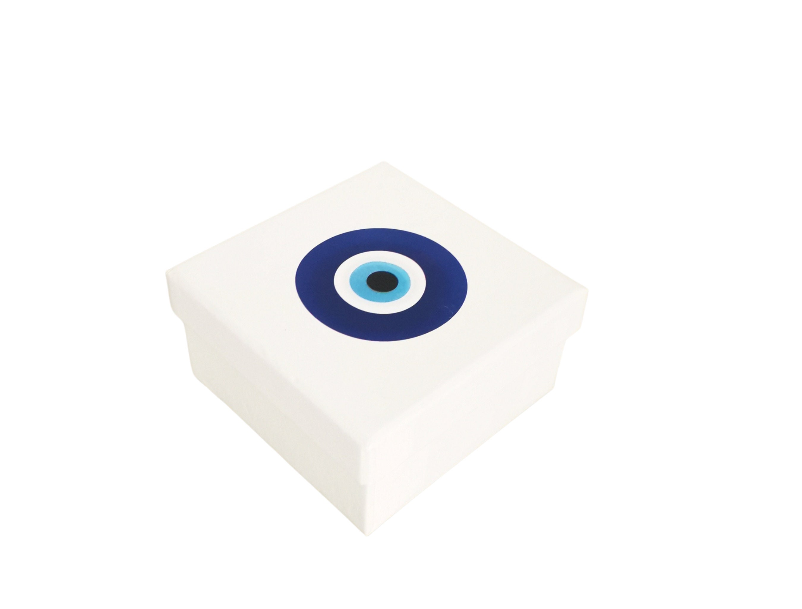 EVIL EYE Favor Gift Boxes Set White Blue Greek Traditional - Etsy