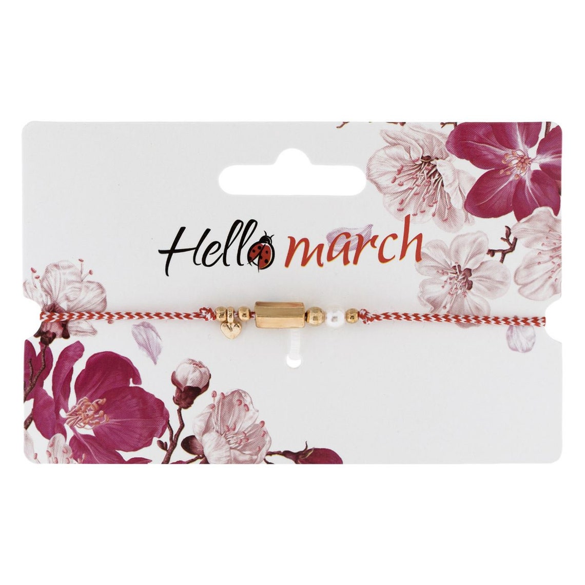 Martenitsa Bracelet With EVIL EYE Charm Μαρτιάτικο Spring March Martis ...