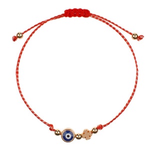 Martenitsa Bracelet With EVIL EYE Charm Μαρτιάτικο Spring March Martis ...