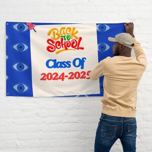CLASS OF 2025 Flag Classroom Decoration Tapestry Welcome Back Student ...