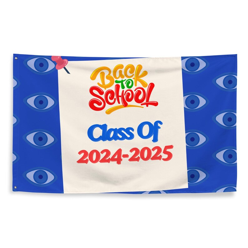 CLASS OF 2025 Flag Classroom Decoration Tapestry Welcome Back Student ...