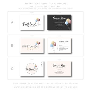 Premade Branding Package, Logo Design Kit, Logo for Events and Parties ...