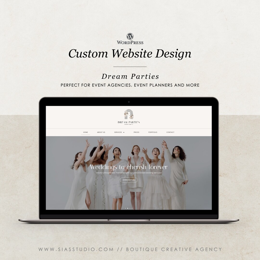 Custom Website Design, Event Agency Website, Wordpress Website, Website ...