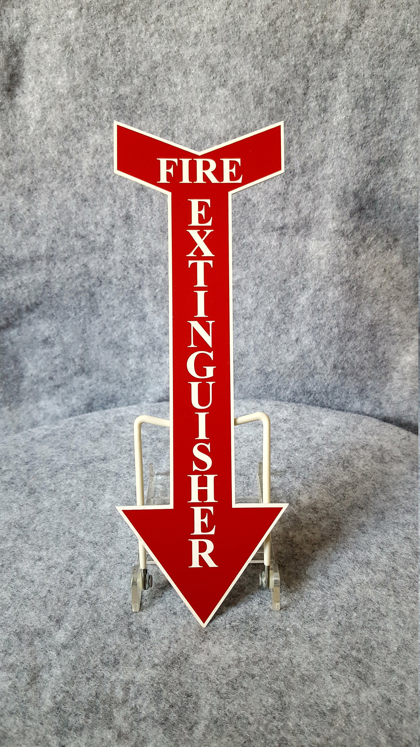 Arrow Shaped Fire Extinguisher Sign 11.75x 4 - Etsy