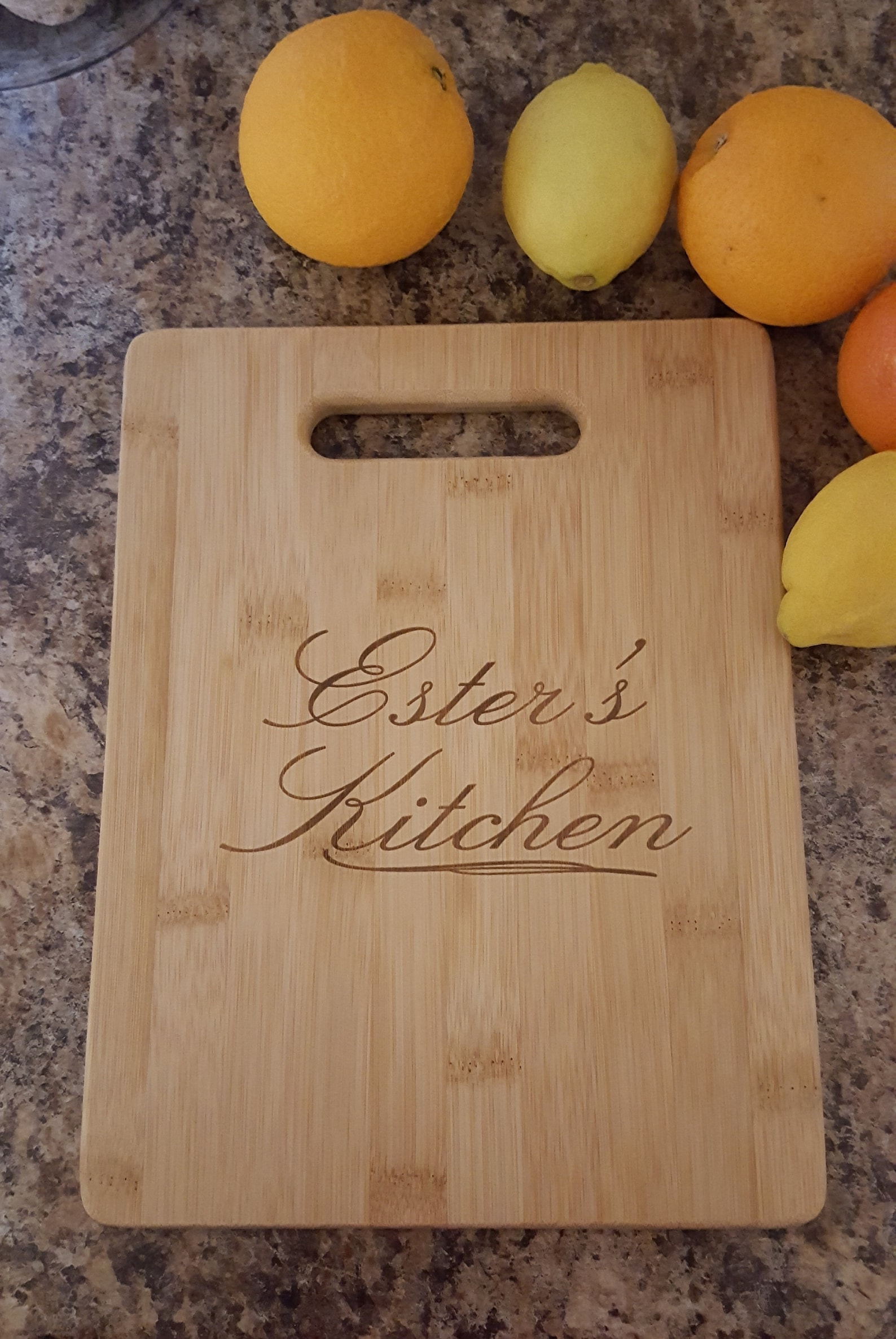Personalized Bamboo Cutting Board/ Custom Kitchenware/ | Etsy