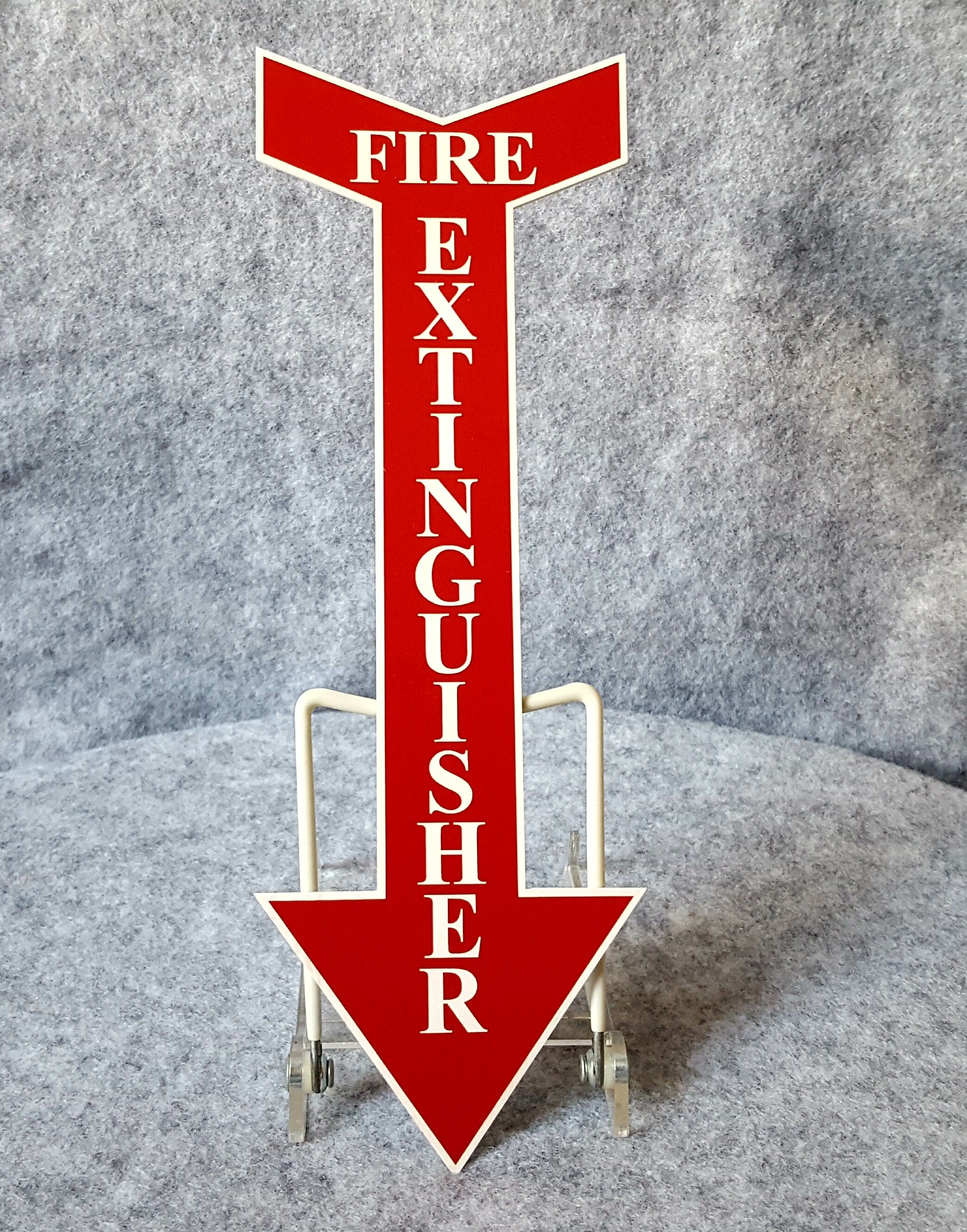 Arrow Shaped Fire Extinguisher Sign 11.75x 4 - Etsy