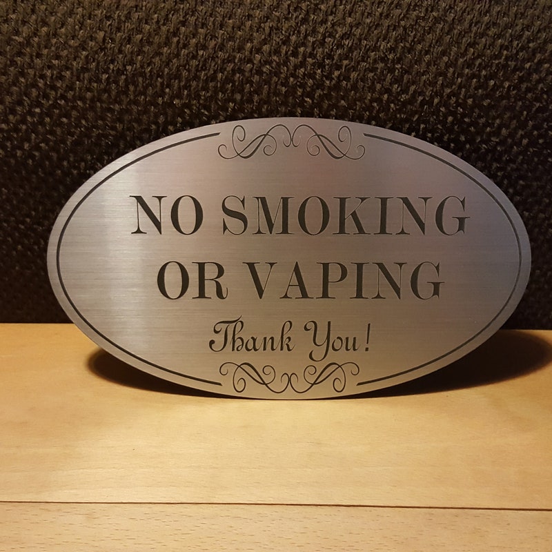 No Vaping Signs - Etsy