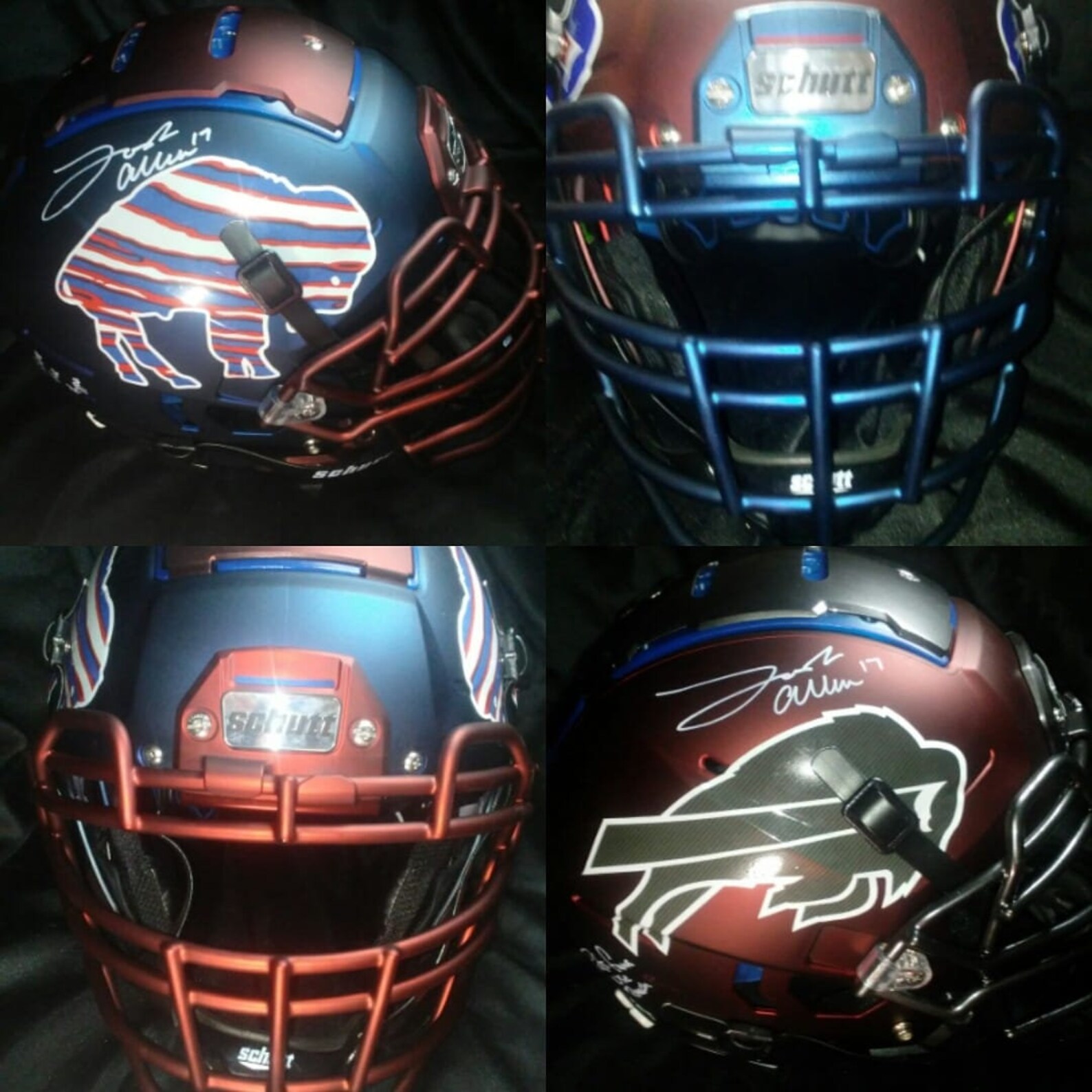 Custom Football Helmets. Paint, Hydro Dip and Spray Chrome. - Etsy