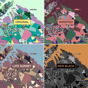 Ħaż-Żabbar Zabbar Malta Map Print Modern Contemporary | Etsy