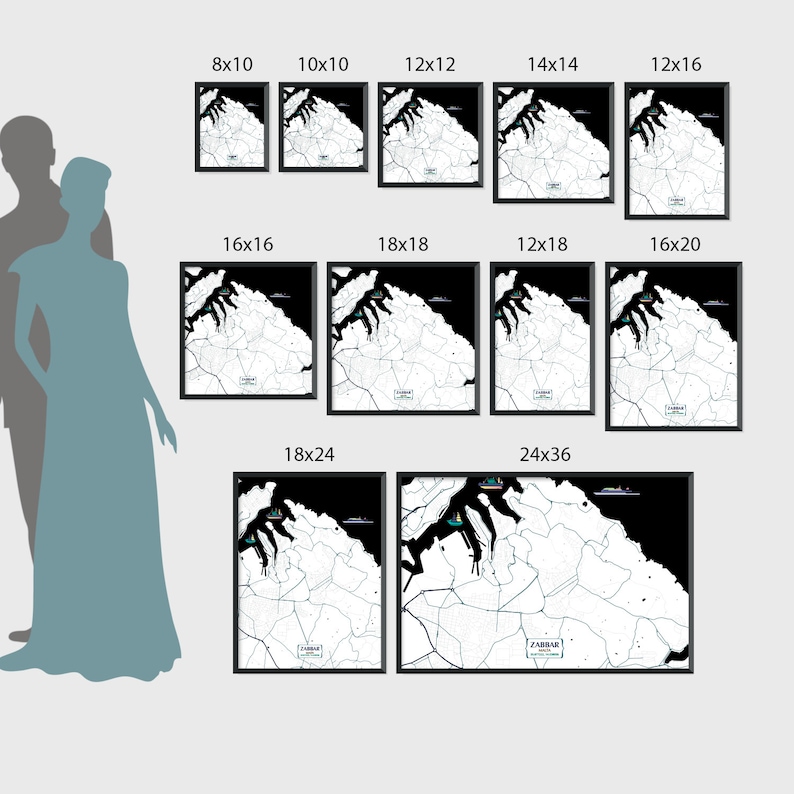 Ħaż-Żabbar Zabbar Malta Map Print Modern Contemporary | Etsy