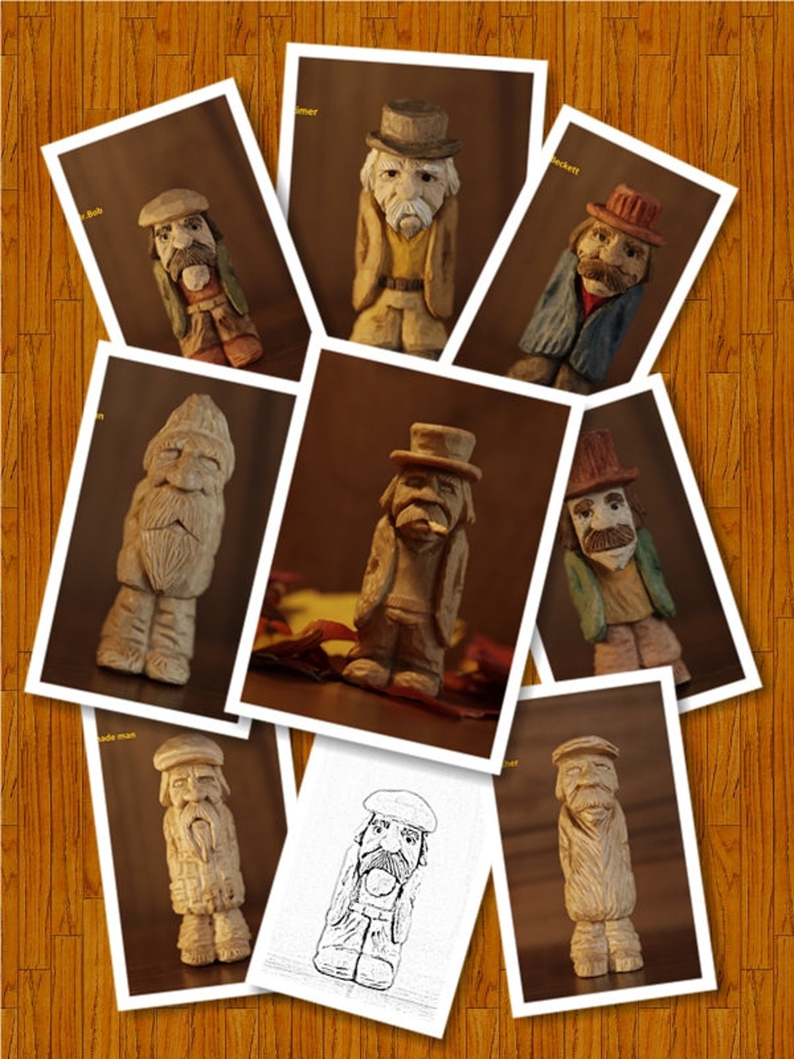 How to Carve Miniature Figures Tutorial - Etsy