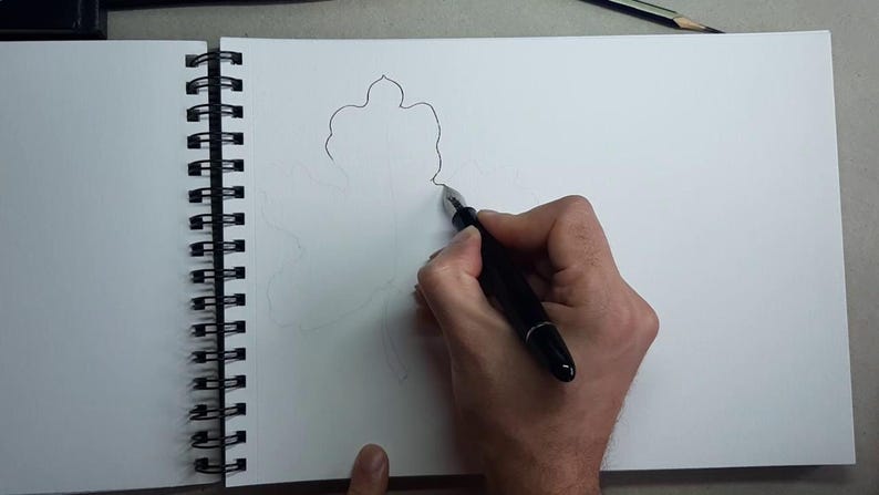 How to Design and Draw a Leafman With Nima Kian - Etsy