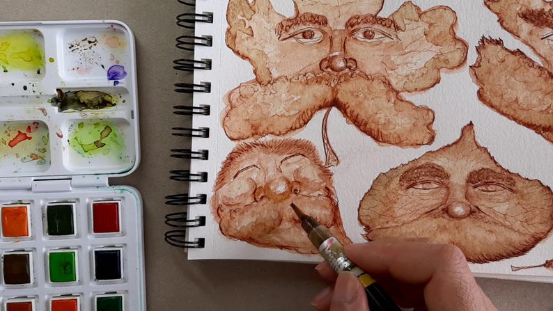 How to Design and Draw a Leafman With Nima Kian - Etsy