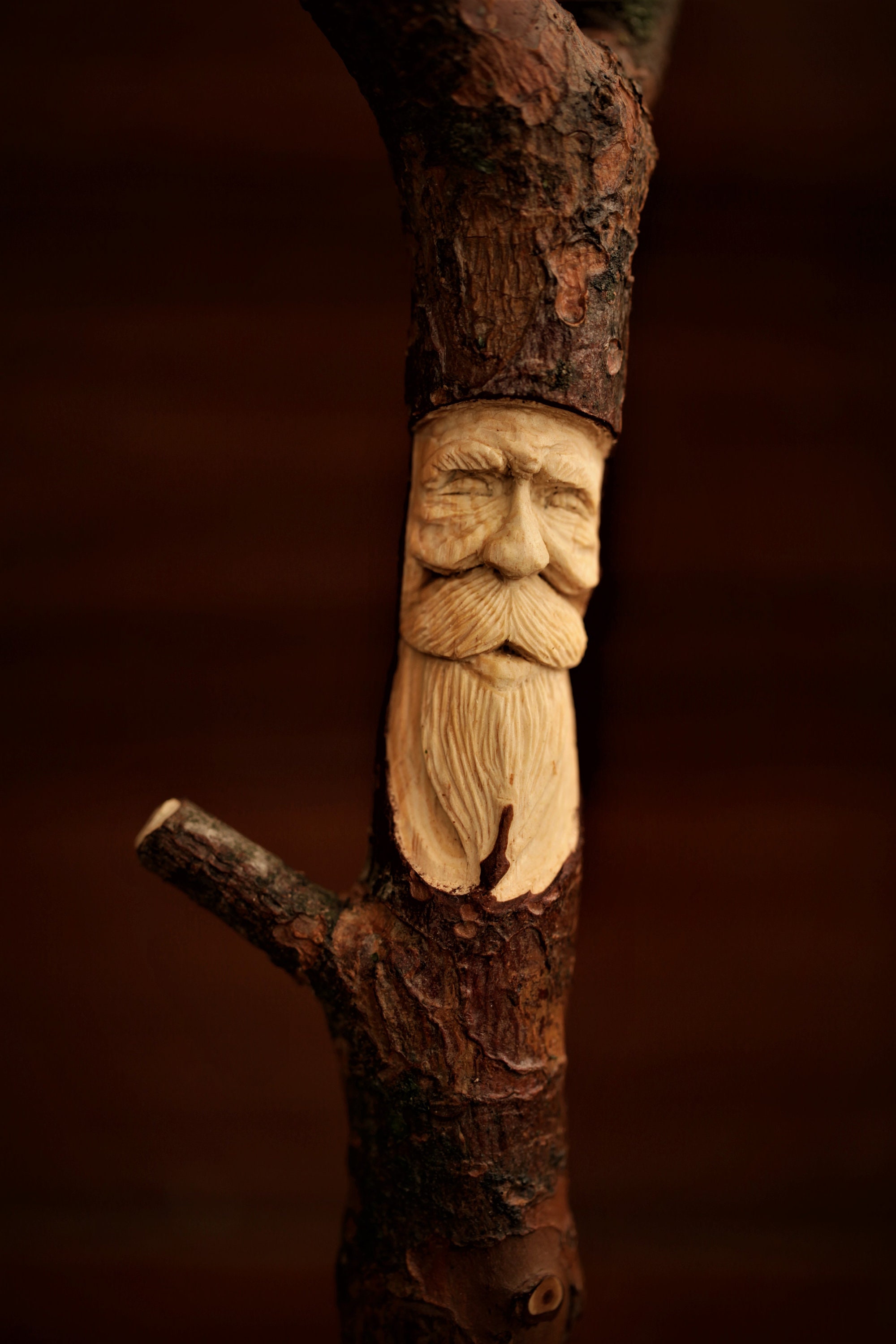 How to Carve Woodspirits on Branches Tutorial - Etsy UK