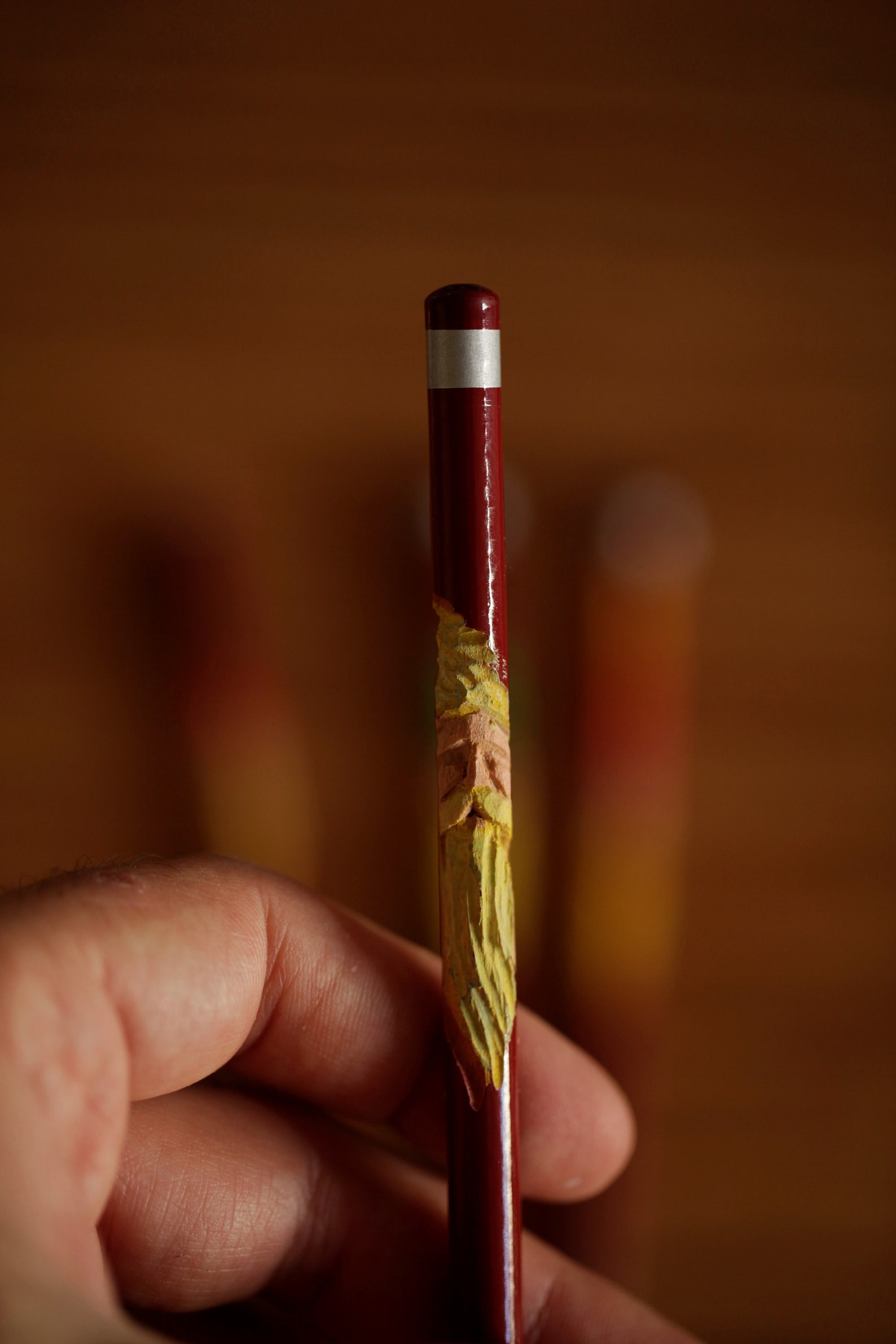 How to Carve Wood-spirit on Pencils Tutorial - Etsy