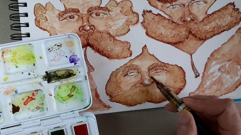 How to Design and Draw a Leafman With Nima Kian - Etsy