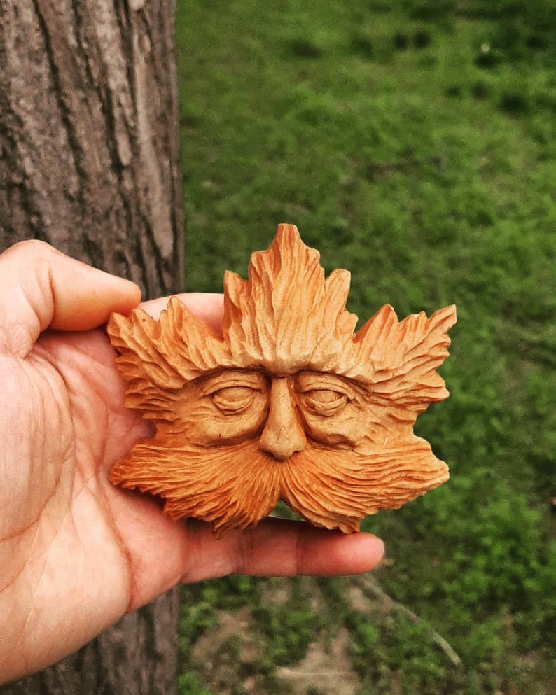 How to Carve Leaf Man Sculpture Tutorial (upgraded Patterns) - Etsy