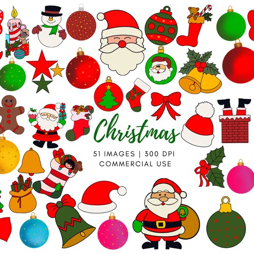 Christmas Candy Clipart Digital Clip Art Christmas - Etsy