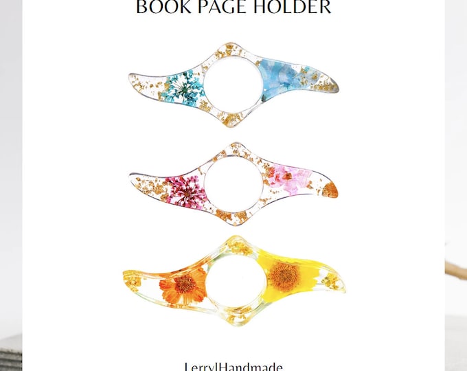 Resin Page Holder, Flower Page Holder, Thumb Page Holder, Book Page ...