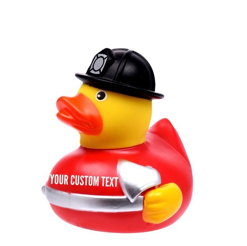 Firefighter Custom Rubber Duck, Duck for Jeep,fireman Rubber Duck ...