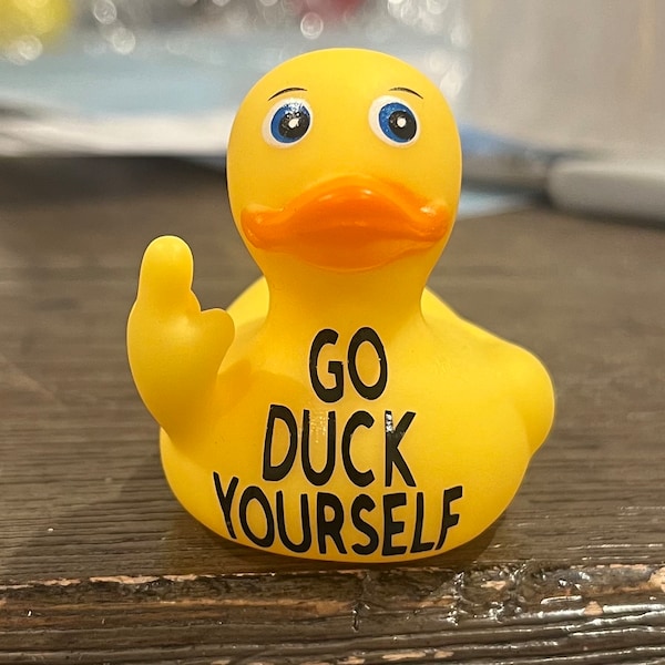 Funny Rubber Duck - Etsy