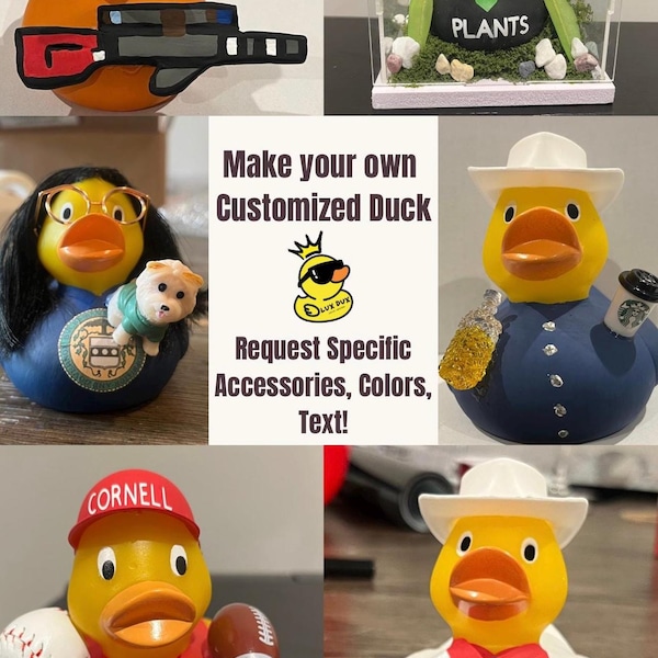 Custom Rubber Ducks - Etsy