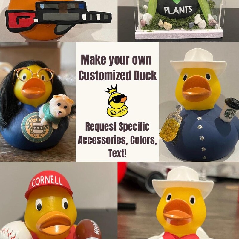 Custom Rubber Ducks - Etsy