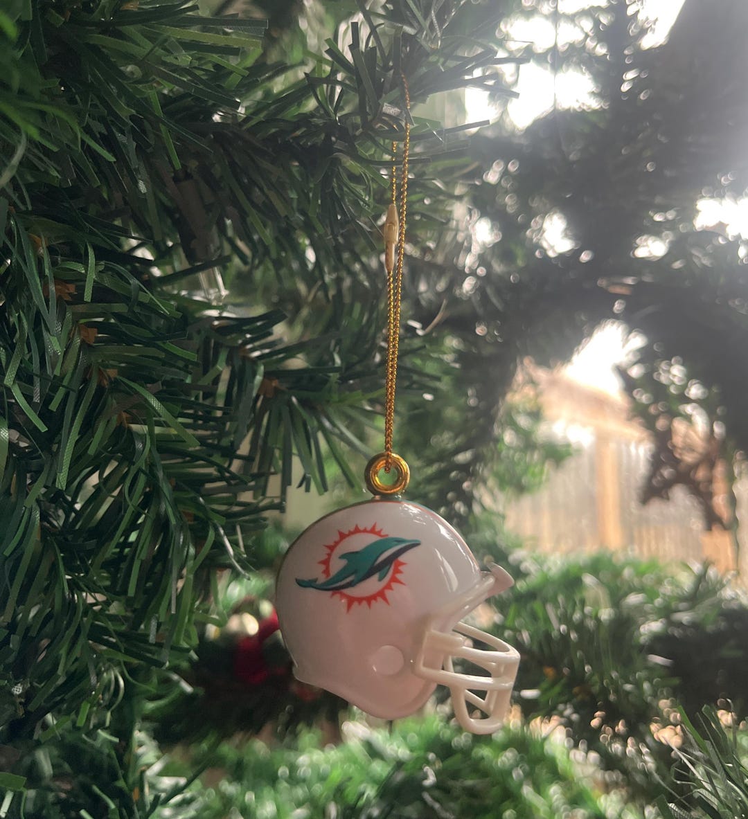 Miami Dolphins Christmas Ornament - Etsy