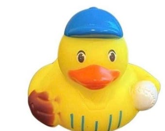 Baseball Rubber Duck Cruise Ducks Kid Bath Toys Stress Relief Debugging ...