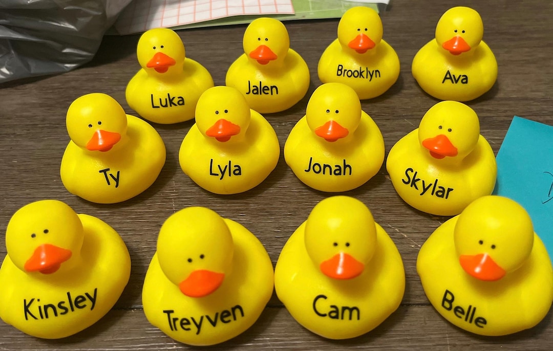 Personalized Rubber Duck Name, Custom Cruise Duck, Duck for Cars, Kids ...