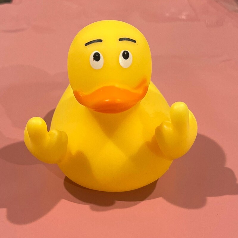 Middle Finger Rubber Duck - Etsy