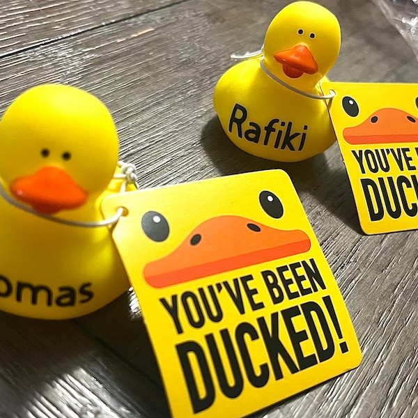 Custom Rubber Duck - Etsy