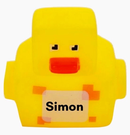 Video Game Duck, Pixel Rubber Duck, Square Rubber Duck, Box Rubber Duck ...