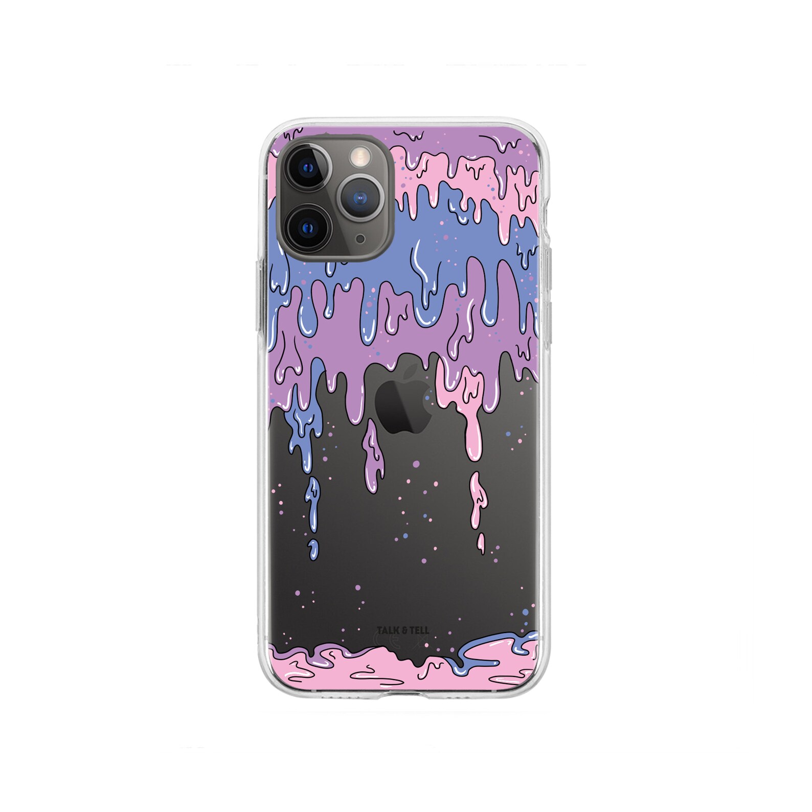 Slime Purple Iphone Case Paint Drip - Etsy UK