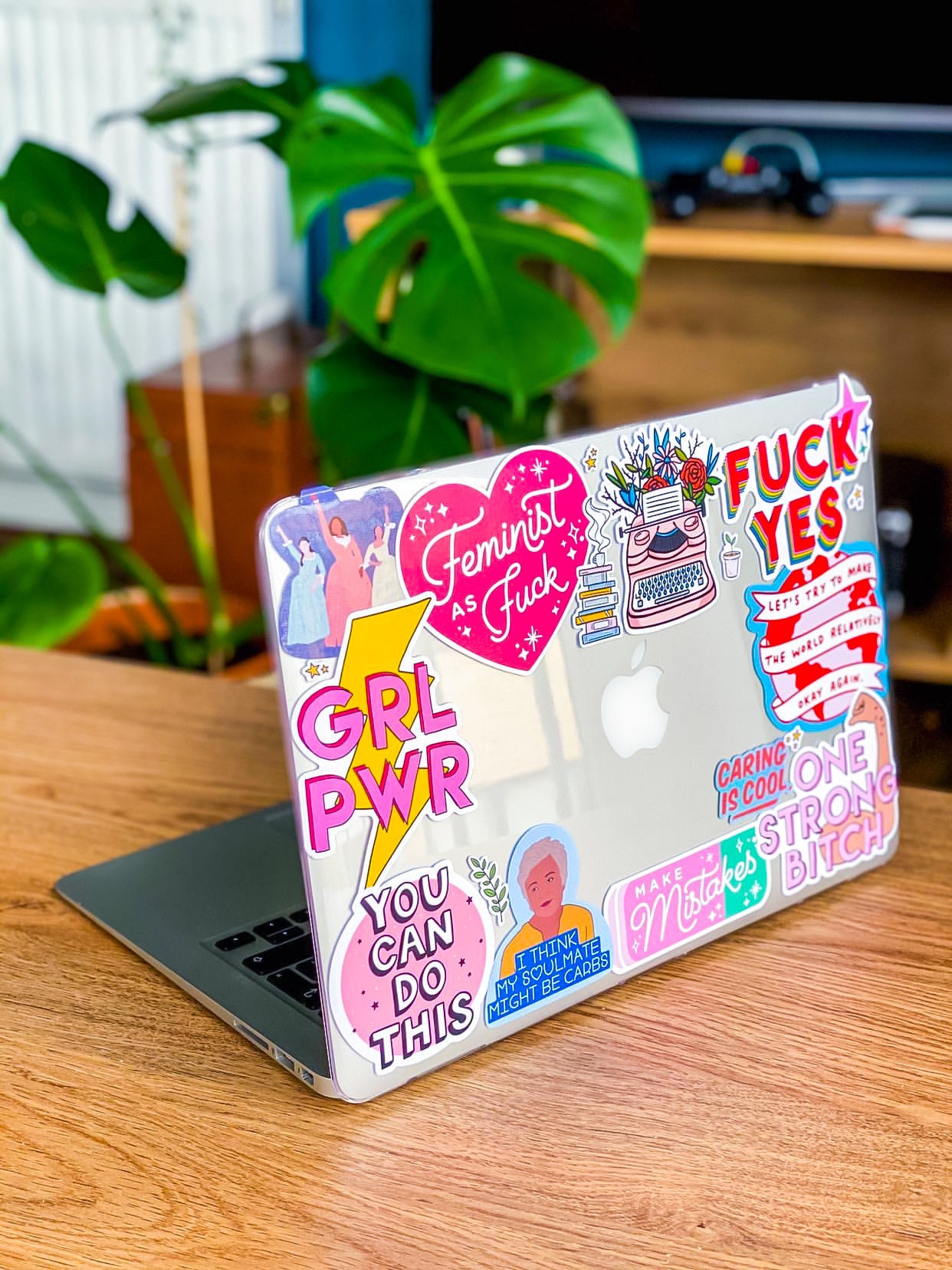 One Strong Bitch Feminist Vinyl Sticker | Girl Power | Women Female ...