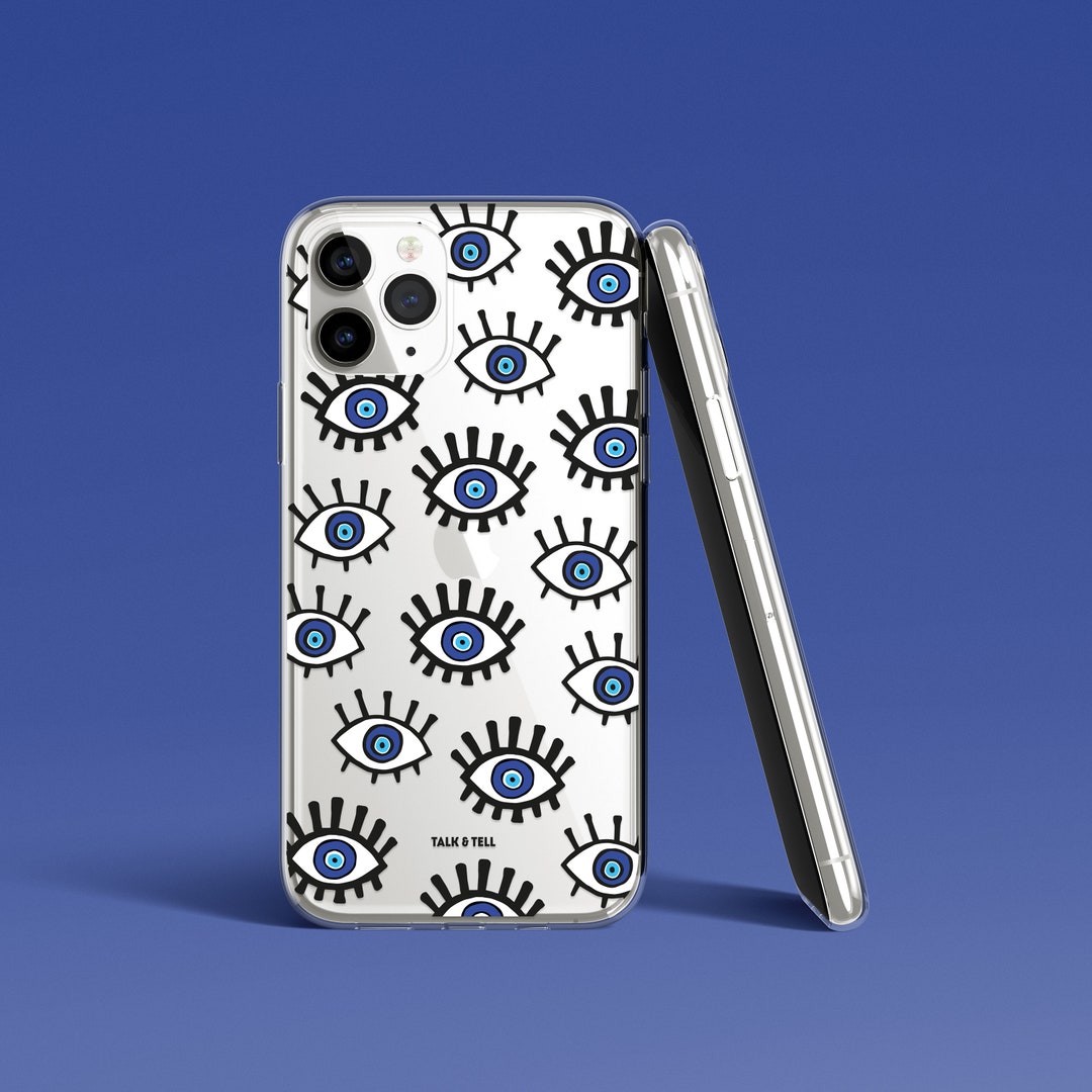 Evil Eye iPhone Case Boho Blue Eye Spiritual Witch Seeing All Eye ...
