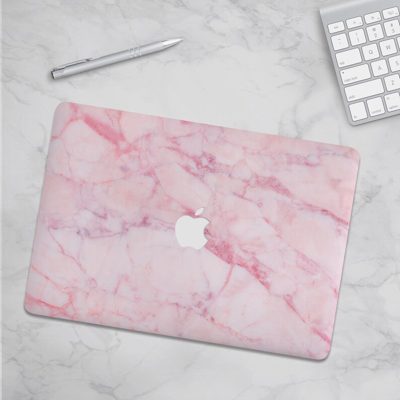 Pastel Pink Marble Macbook Vinyl Skin Macbook Decal Laptop | Etsy