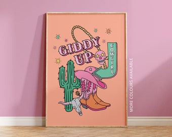 Metal Western Giddy up Sign With Cowboy Boots - Etsy