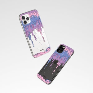 Slime Purple iPhone Case | Paint Drip | Trippy - Etsy UK