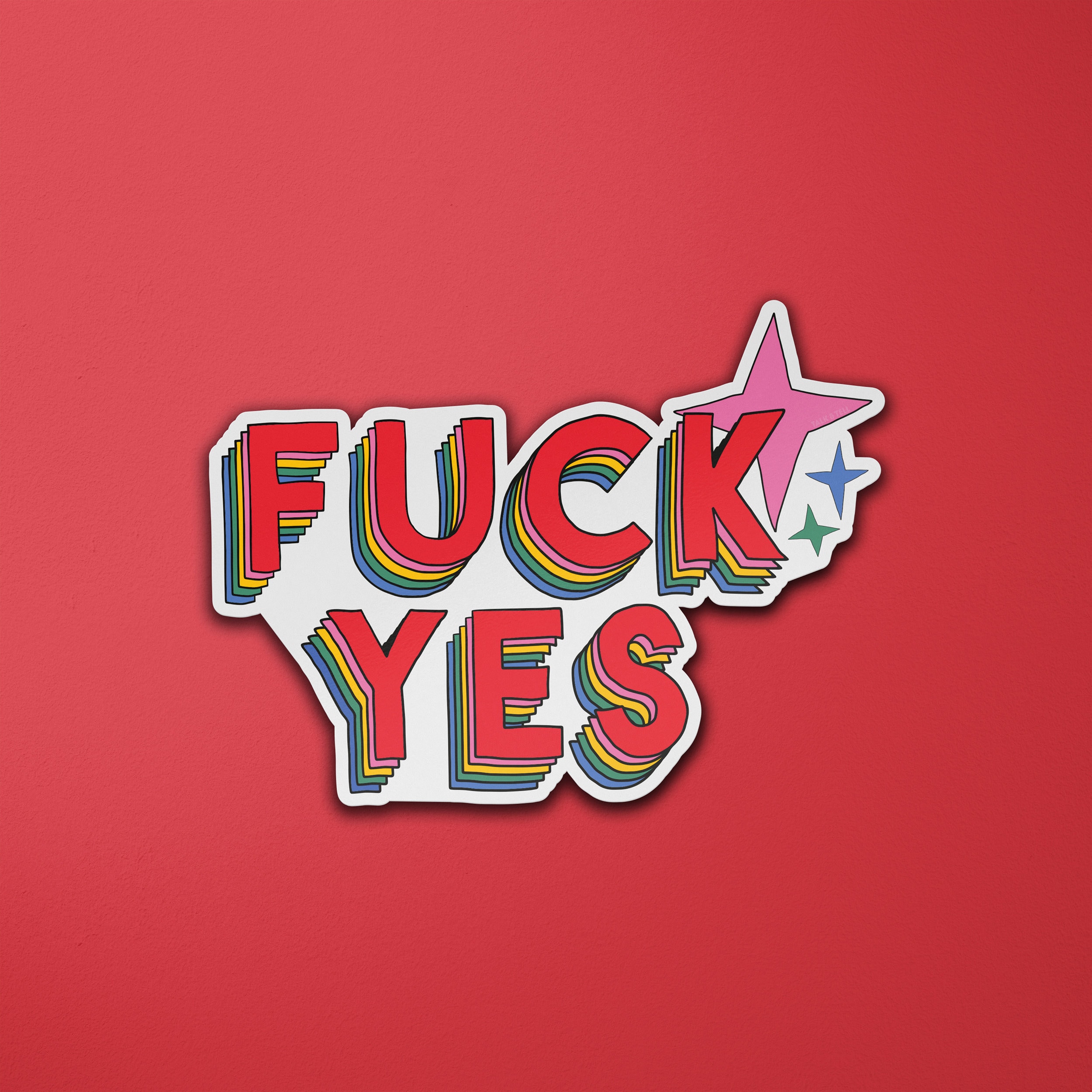 Fuck Yes Feministischer Vinyl Sticker Zitat | Etsy