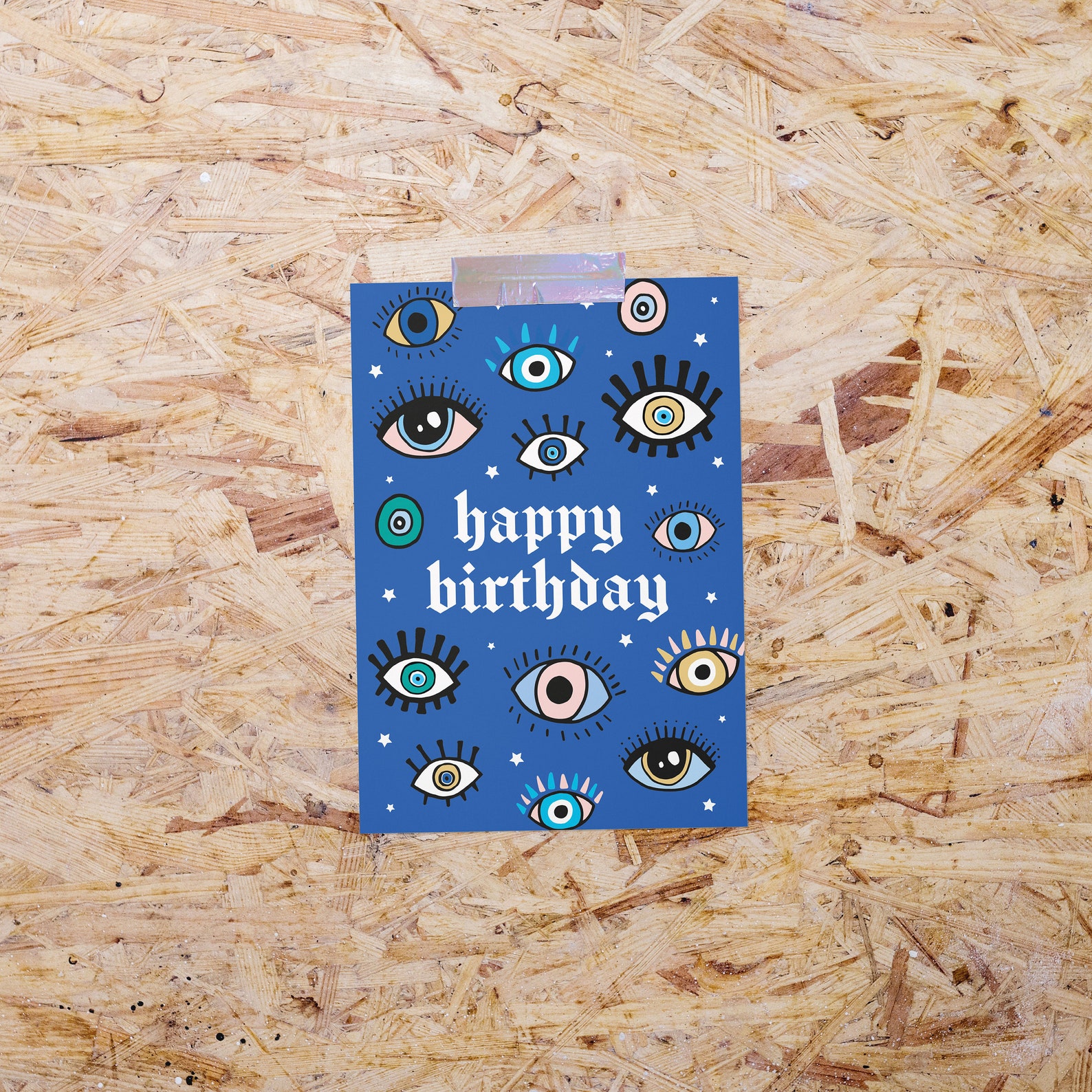 Evil Eye Happy Birthday Greeting Card | Boho Chic | Cute Card ...