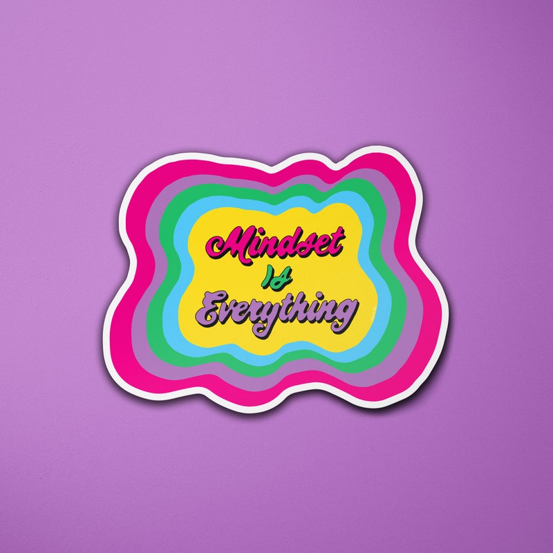 Mindset is everything stickers - Etsy.de