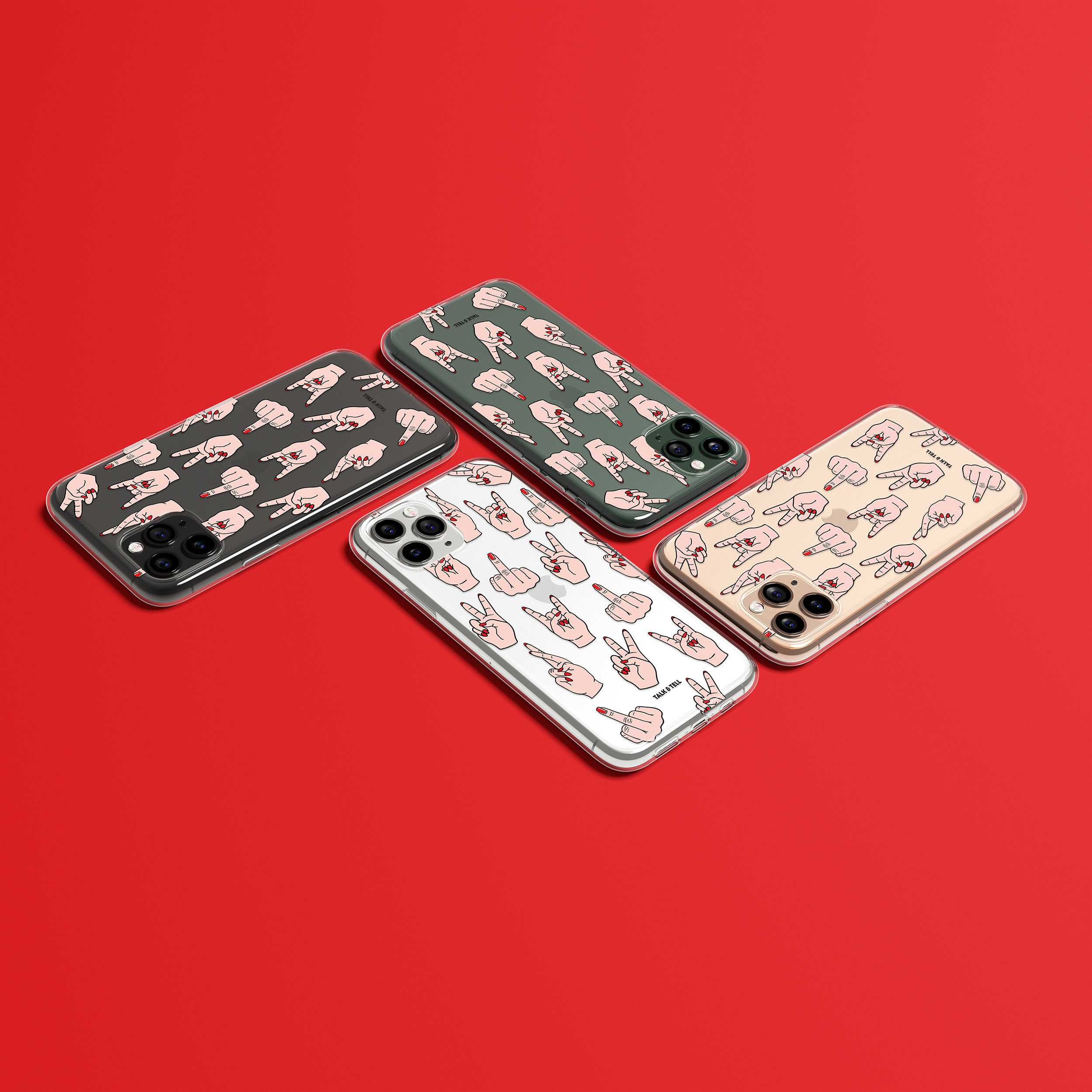 Hand Finger Gestures Iphone Case Peace Sign Middle Finger - Etsy UK