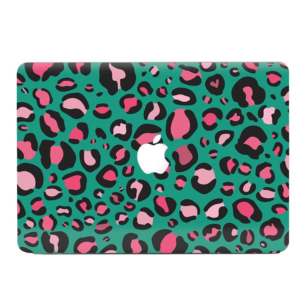 Green Leopard Macbook Vinyl Skin Macbook Decal Laptop Skin - Etsy UK