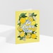 La Dolce Vita Lemon Greeting Card | Birthday Card | Anniversary ...