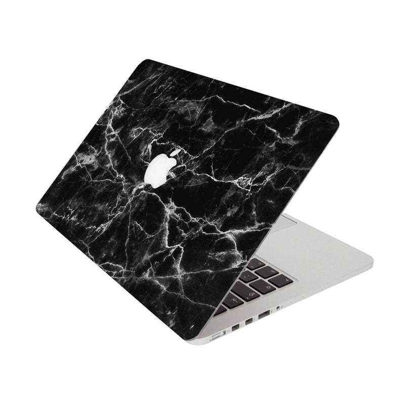 Black Marble Macbook Vinyl Skin Macbook Decal Laptop Skin - Etsy