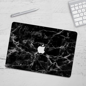 Black Marble MacBook Vinyl Skin | MacBook Decal | Laptop Skin ...